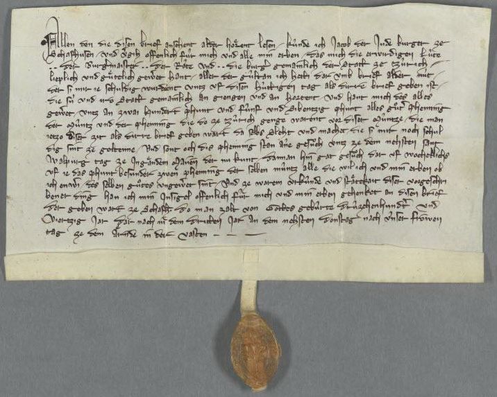 Zürich, die Juden und das Geld